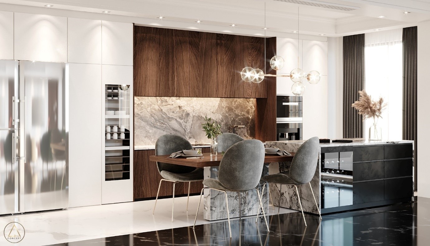 Idei Design Interior Bucătărie in 2024 - ATRIX CONCEPT