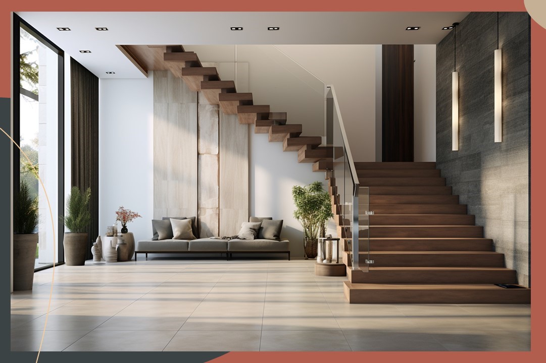 servicii pentru amenajări interioare living cu scară interioară - ATRIX ...